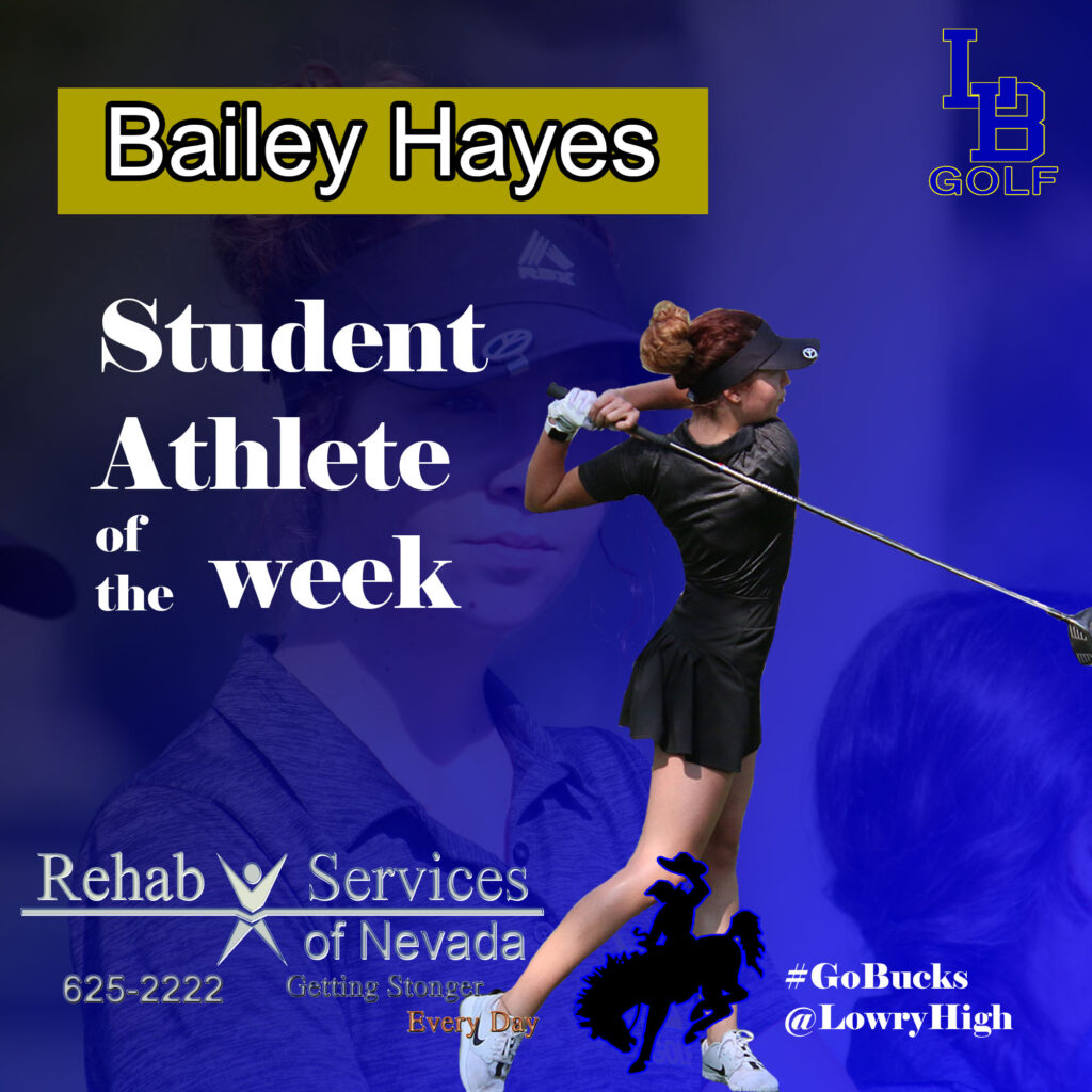 Bailey Hayes is Athlete of the Week for girl’s golf - Lowry High