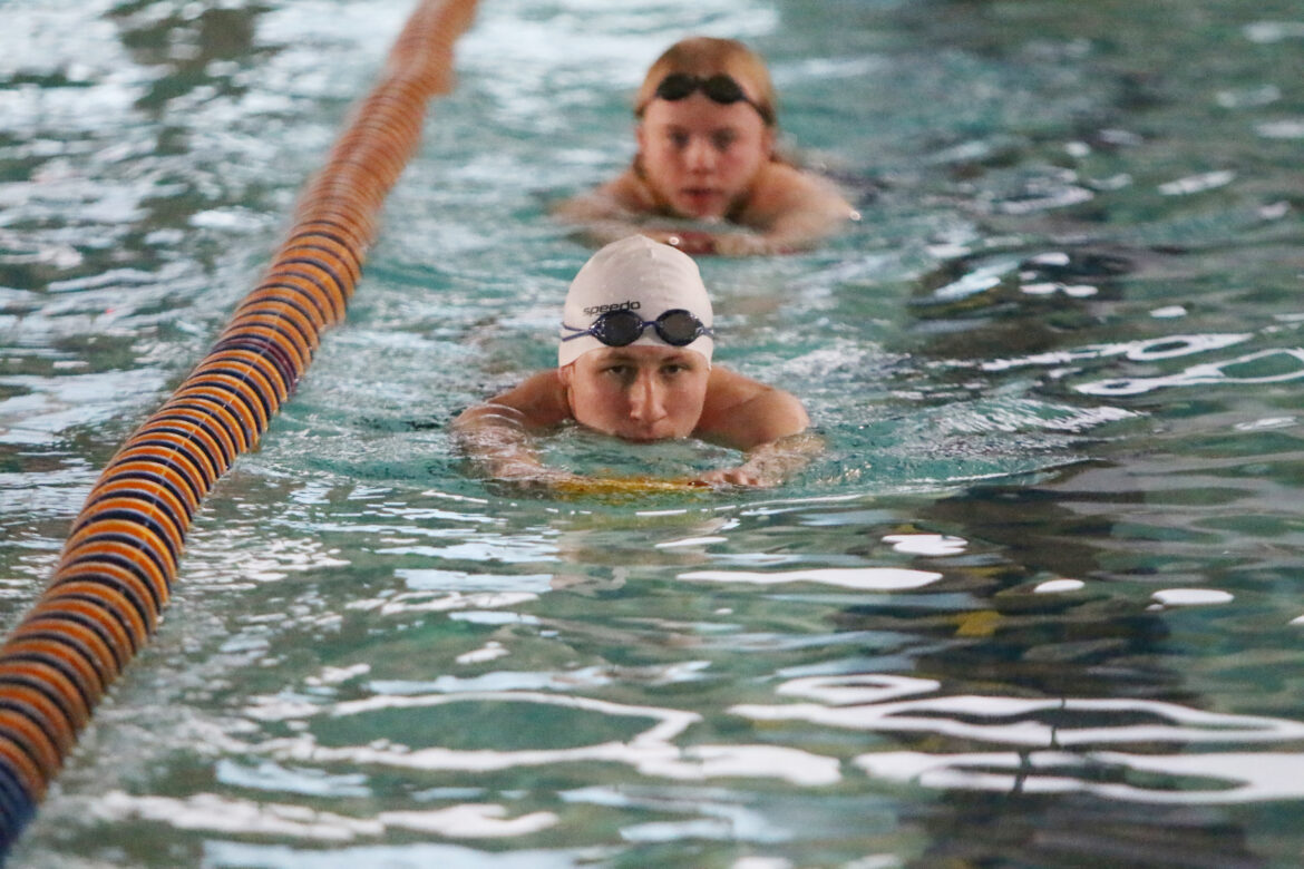 Swimming, the only spring sport where getting wet is a good thing ...