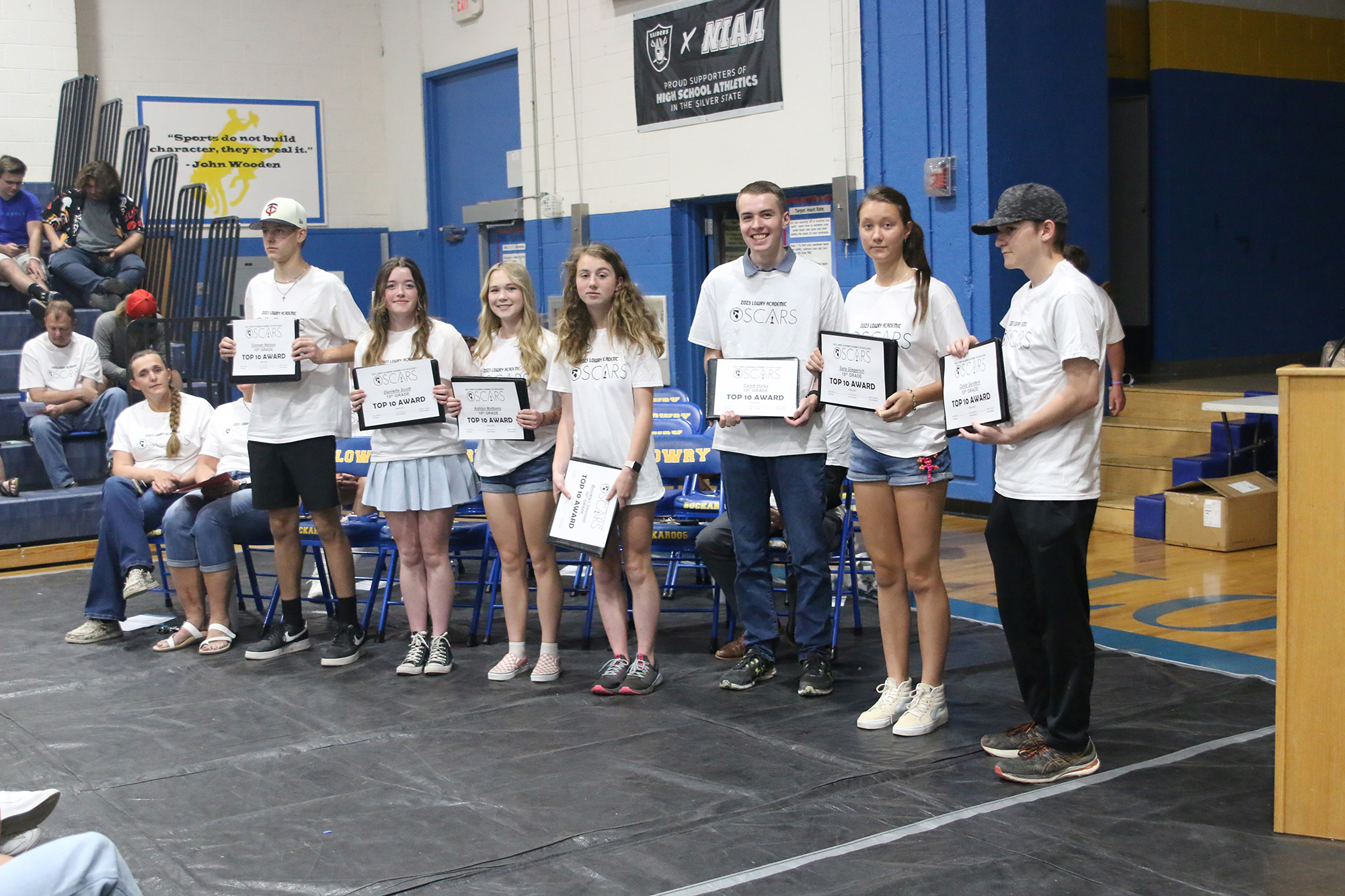 Many honored at annual academic assembly – Lowry High