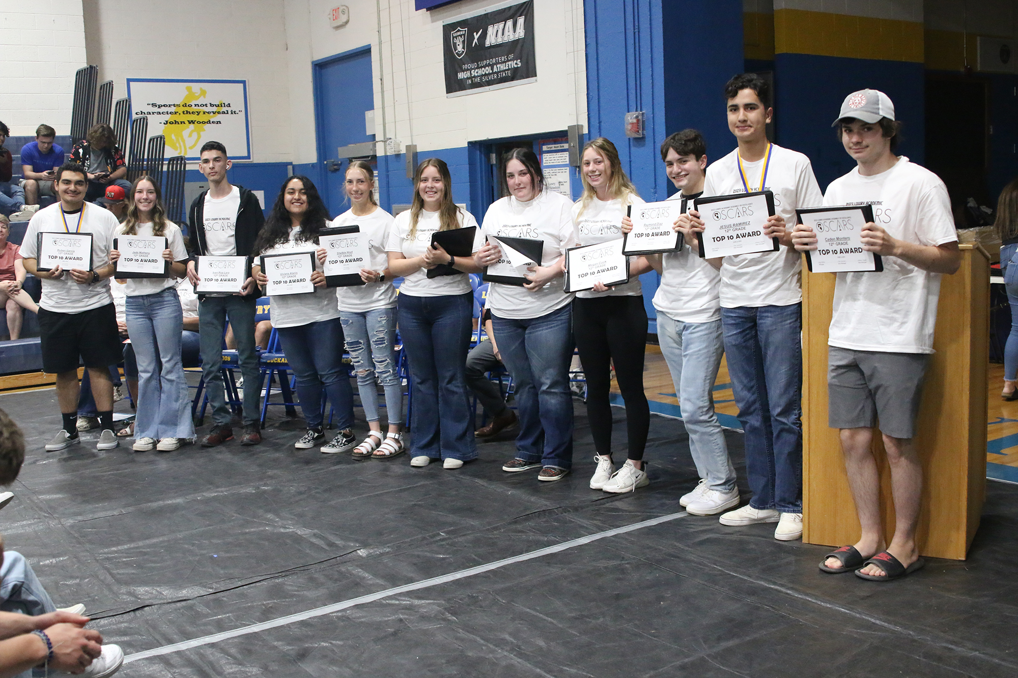 Many honored at annual academic assembly - Lowry High