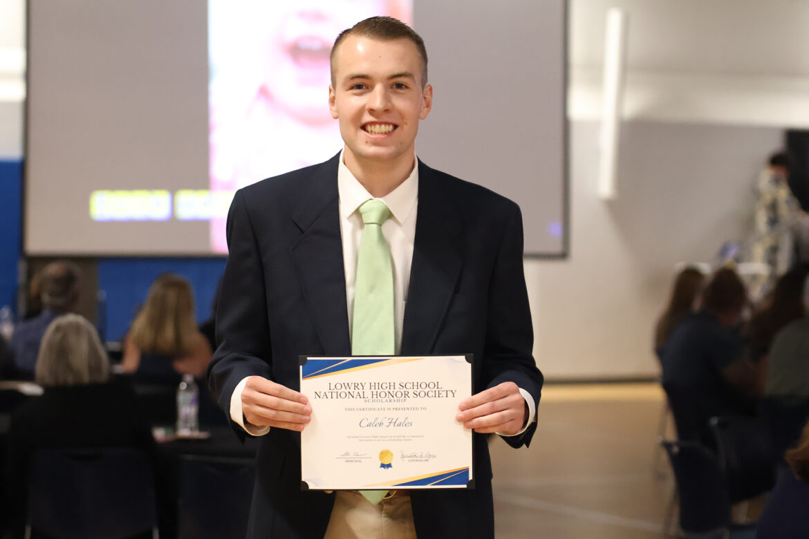 Senior receive awards on scholarship night - Lowry High